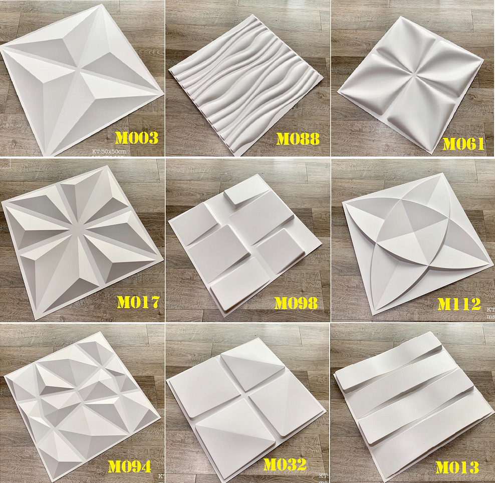 1M2 Tấm ốp tường PVC 3D - SET 4 TẤM | Lazada.vn