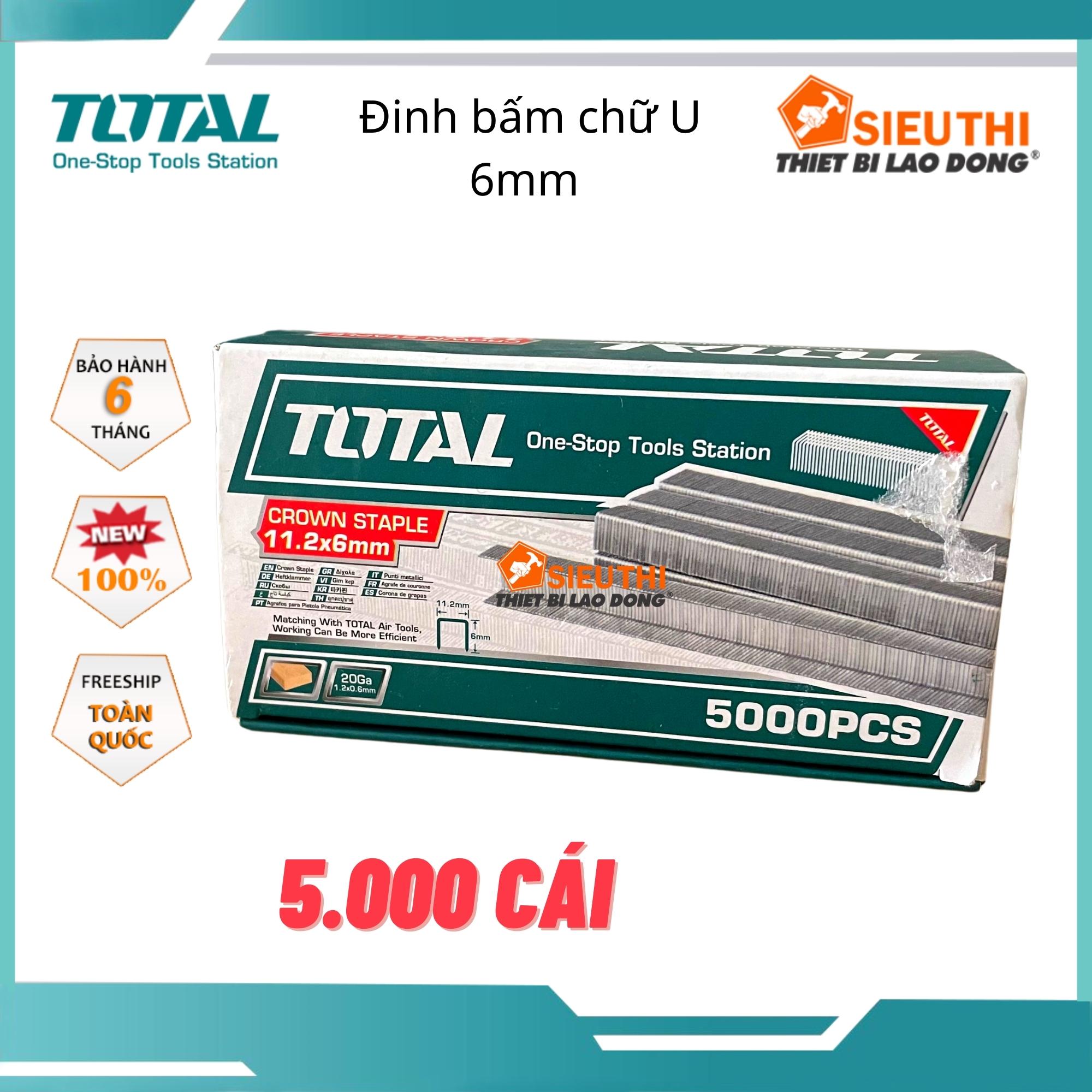 Đinh bấm chữ U 6mm total TAC920062 Thích hợp cho TAT8131-3 | Lazada.vn
