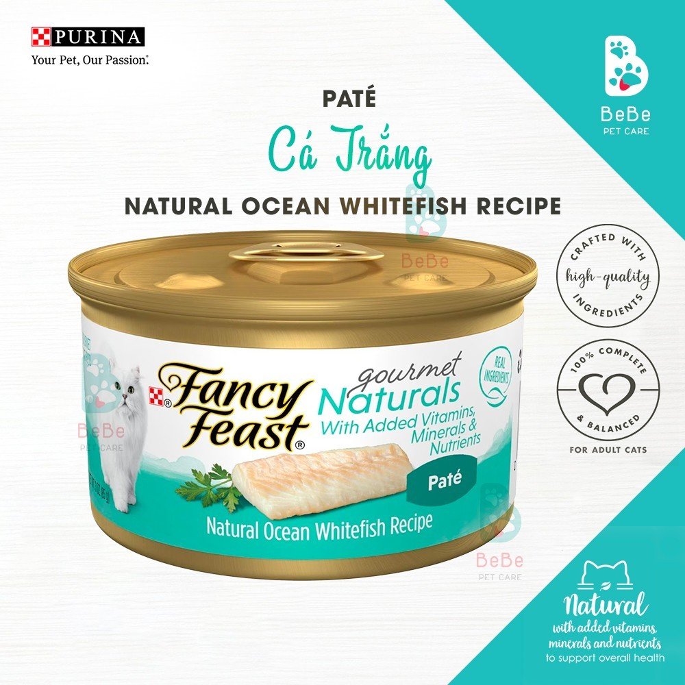 Pate FANCY FEAST Gourmet Naturals - Dòng Sản Phẩm Cao Cấp Dành Cho Các ...