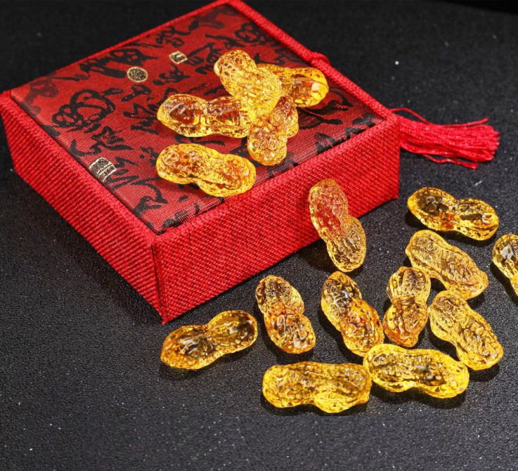 Hột đậu phộng (1 củ lạc ), Hạt đậu vàng Thần Tài phong thủy lưu ly tài ...