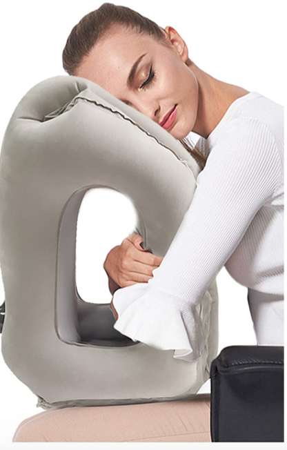 Gối ngủ Hơi trên máy bay gối hơi gác chân AirSleep SGS Travel Công Sở ...