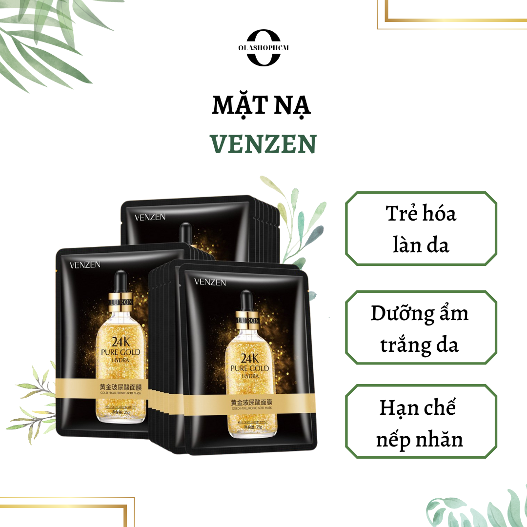 Mặt Nạ Mask Dưỡng Da 24K Tinh Chất giúp kích thích sản sinh hàm lượng ...