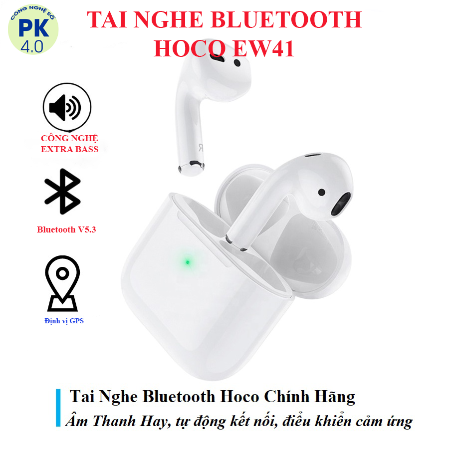 Tai Nghe Bluetooth HOCO EW41/ EW42, Bluetooth 5.3, Cảm Ứng Chạm, Định ...