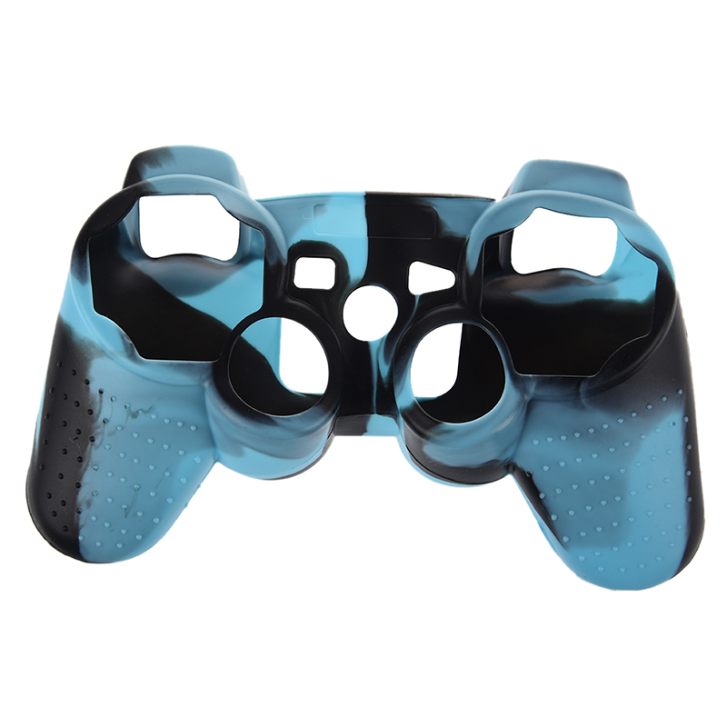 Camouflage Silicone Skin Case Cover For PS3/PS2 Playstation Controller ...