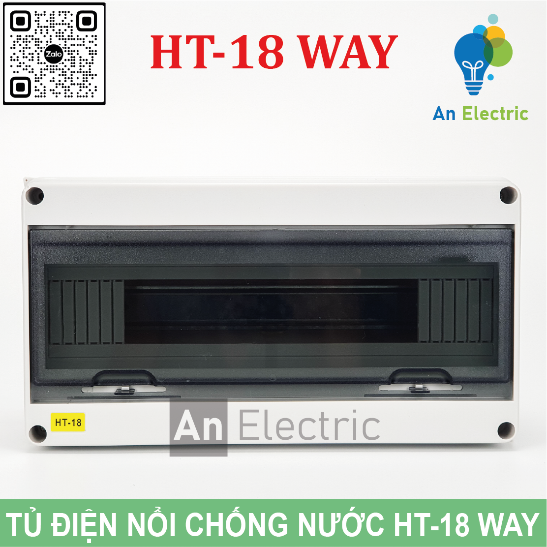 Tủ điện Ht 18 Way 18 đường Chống Nước Chống Bụi Tủ điện Lắp Nổi Vỏ Tủ điện Tủ điện Nhựa