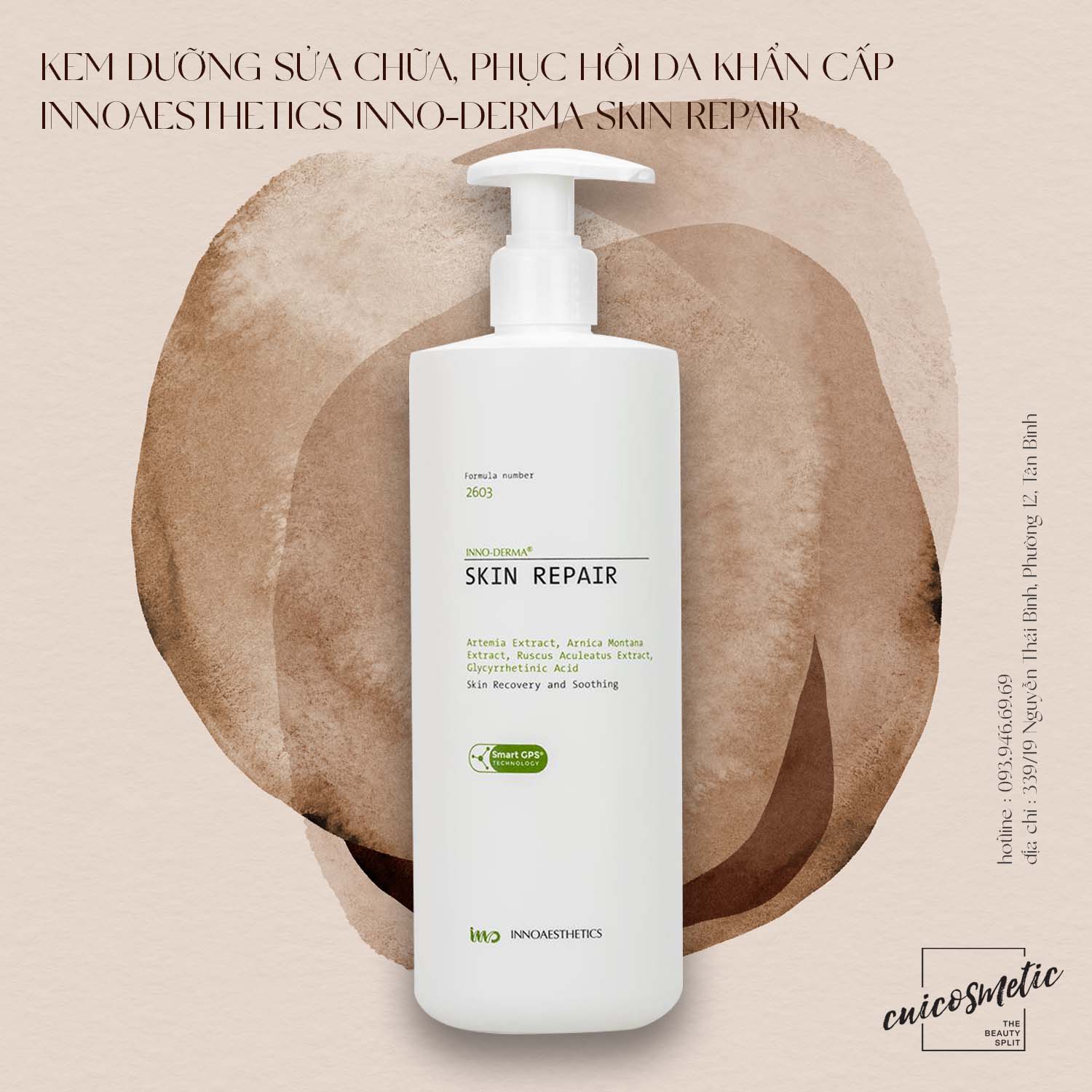 Kem dưỡng sửa chữa, phục hồi da khẩn cấp Innoaesthetics Inno-Derma Skin ...