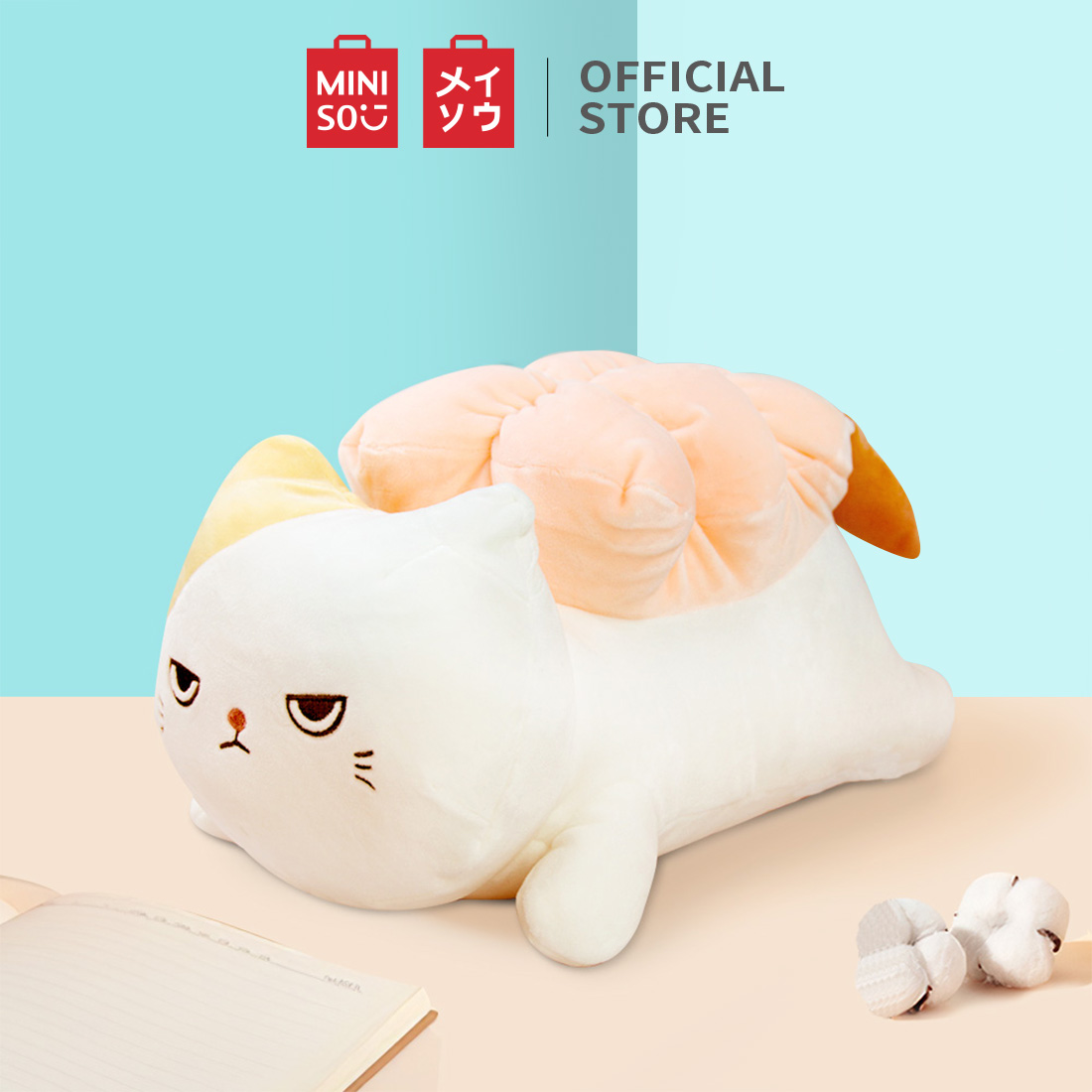 Đồ chơi sushi (cá hồi) Miniso Sushi Cat Plush Toy | Lazada.vn