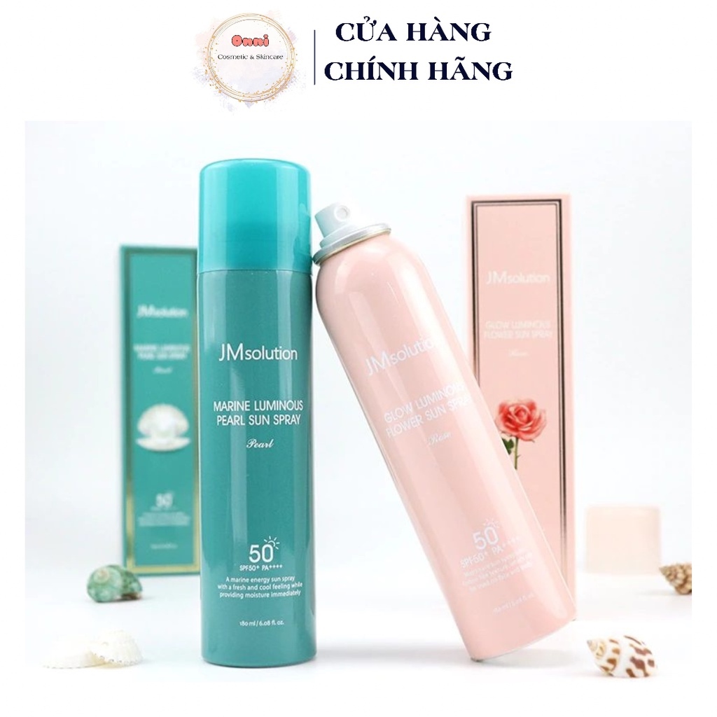 Xịt Chống Nắng Jm Solution Glow Luminous Flower Sun Spray 180ml( màu ...