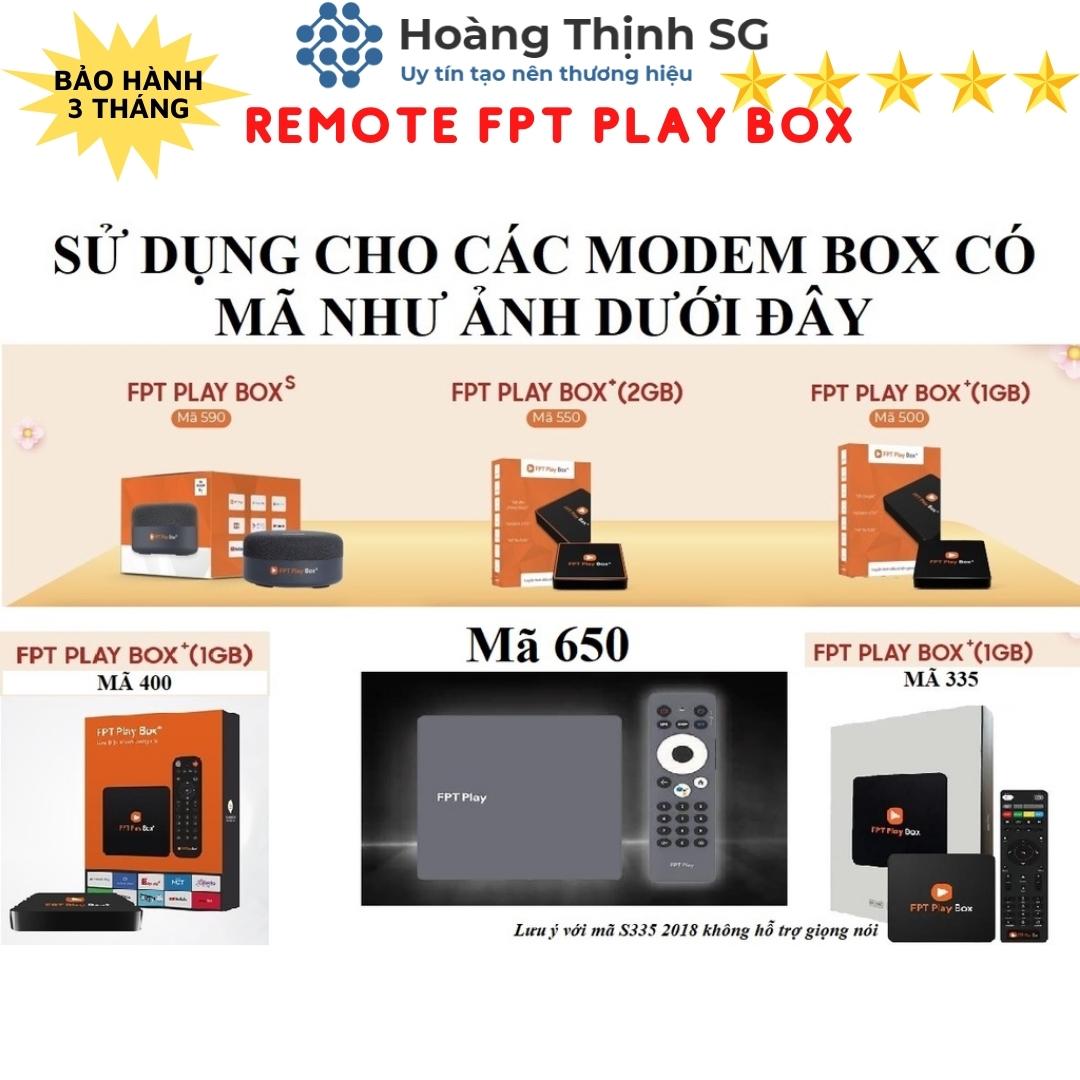 Remote điều Khiển FPT Play Box Chính Hãng Sử Dụng Giọng Nói Dùng Cho ...