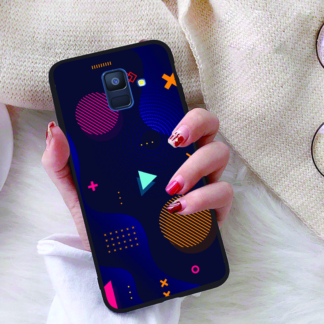 Ốp lưng Samsung Galaxy A6 2018 viền dẻo TPU BST iCase Color - MixASale