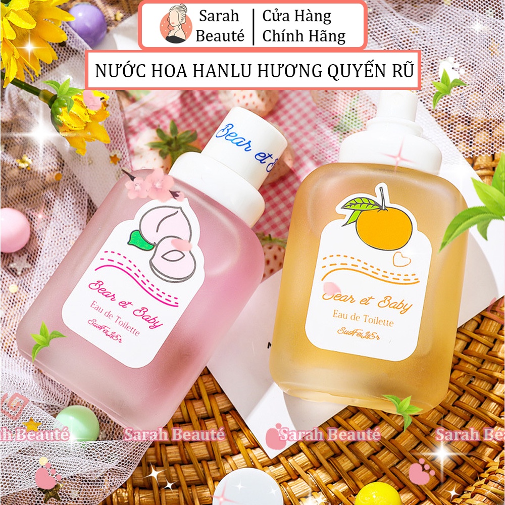 Nước hoa Hanlu Baby 50ml , Xịt thơm body mist đào, Nước hoa nữ nhẹ ...