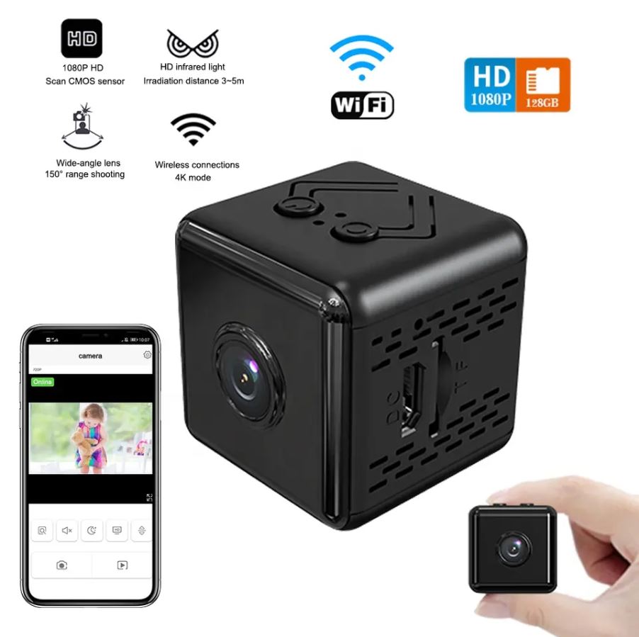 Mẫu Mới 2022 Camera Mini Wifi A9s FULL HD 1080P Camera Mini A9 Camera ...