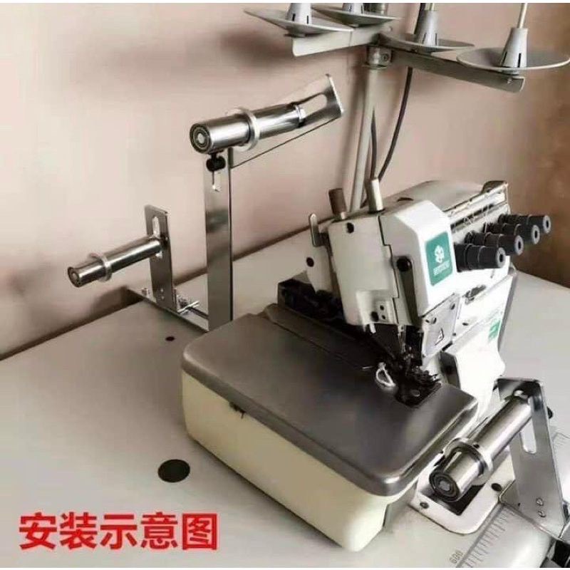 Bộ trợ lực căng chunthun dùng máy may công nghiệp 1 kim và máy vắt sổ ...