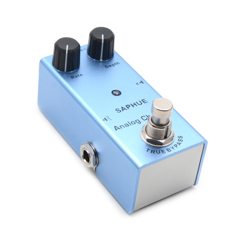 SAPHUE Electric Guitar Analog Chorus Pedal Rate/Depth Knob Effect Pedal ...