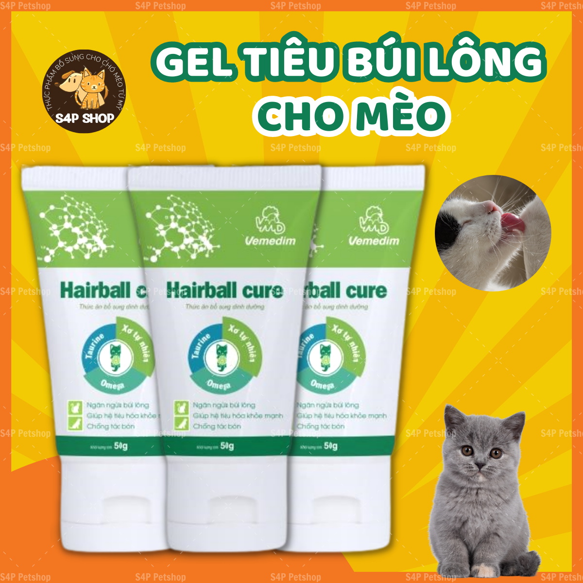 Hairball Cure Gel Dinh Dưỡng Tiêu Búi Lông Cho Mèo, Búi Lông - Mượt ...