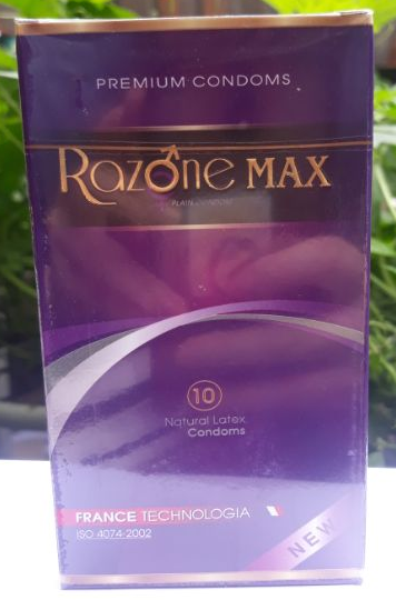 Bao cao su Razone plain tím (hộp/10 cái) - MixASale