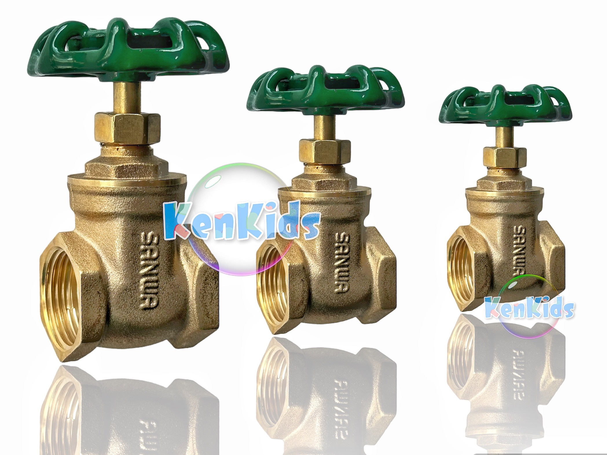 Van cửa , van khoá nước đồng thau 2 đầu ren trong 21/27/34 | Lazada.vn