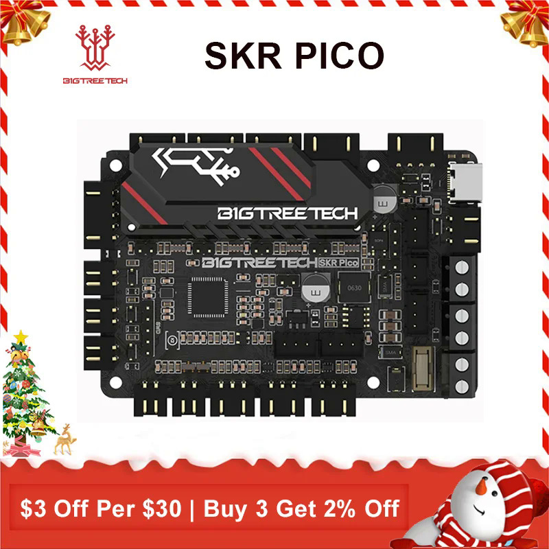 Bigtreetech btt SKR Pico v1.0 Bo mạch chủ trên tàu tmc2209 UART Murata tụ cho Raspberry Pi voron ...
