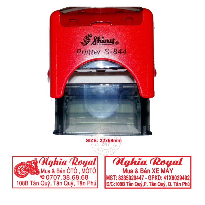 [HCM]Con dấu Shiny S844 (S224) - Khắc Dâu Chất Lượng Cao Thương Hiệu ...