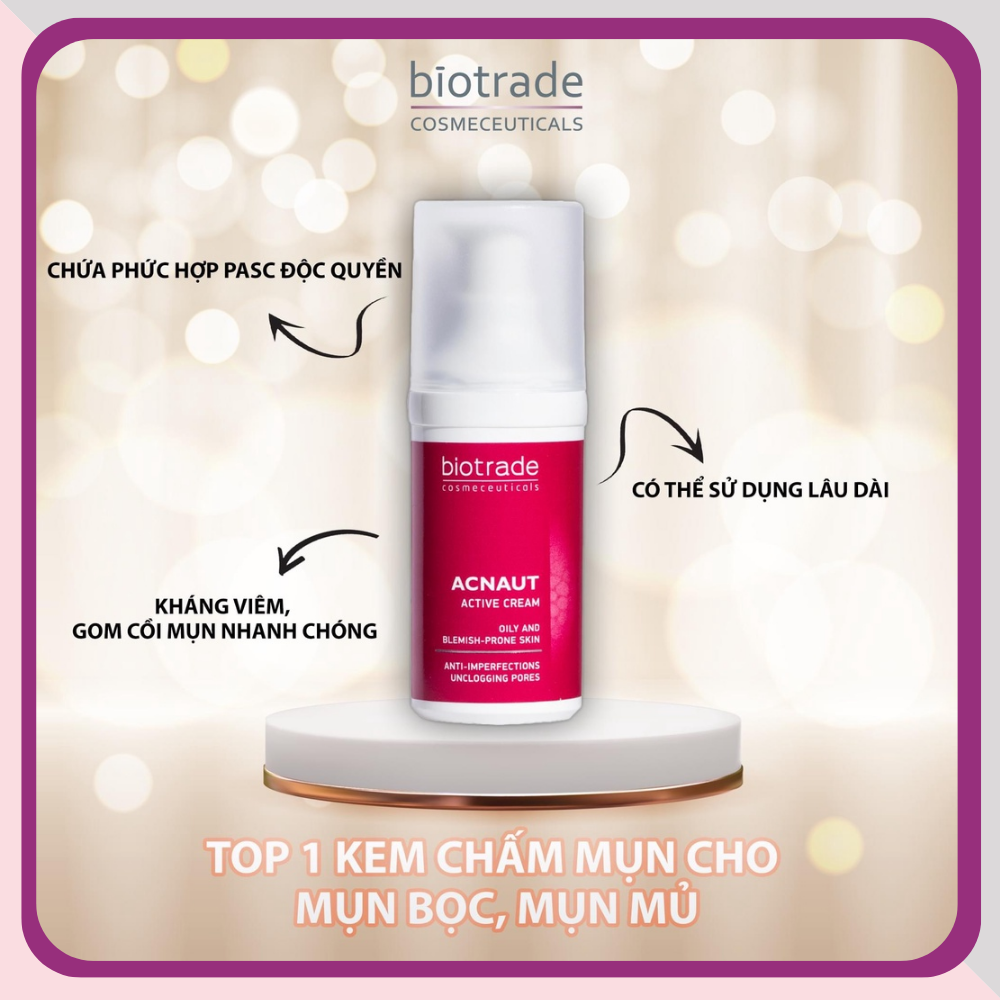 Kem Biotrade Acnaut Chấm Mụn Giảm Sưng Biotrade Acnaut Active Cream ...