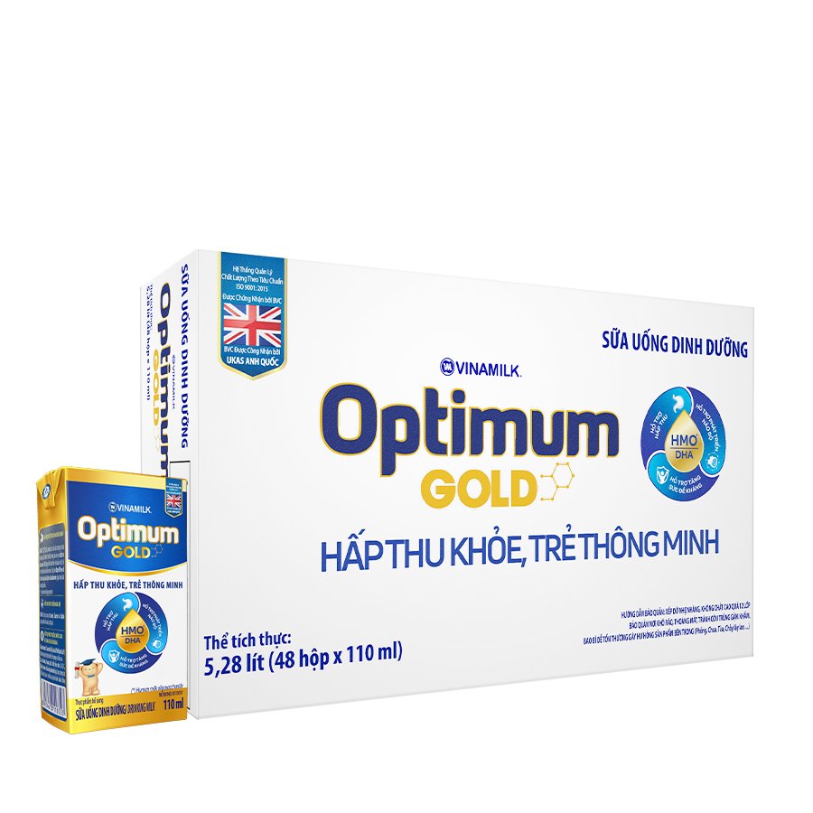 Thùng 48 Hộp Sữa Bột Pha Sẵn Optimum Gold - 48 Hộp x 110ml - HSD luôn ...