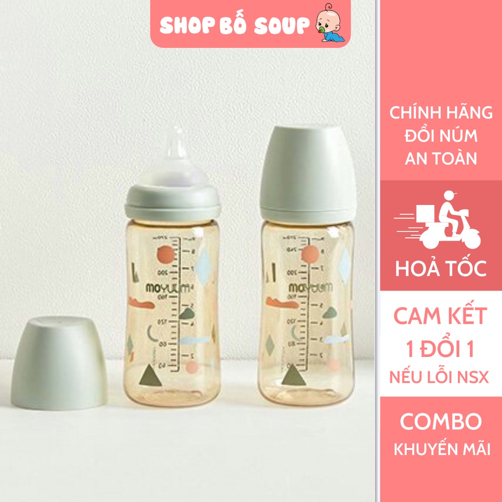 Bình Sữa Cao Cấp Moyuum Nhựa PPSU Chính Hãng Hàn Quốc Size 170ml270ml ...