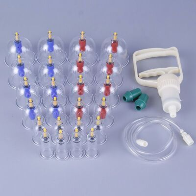 Bộ Giác Hơi Cao Cấp 24 Ống, Bộ Giác Hơi Bằng Nhựa, Giúp Loại Bỏ Độc Tố ...