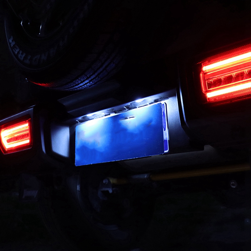 2PCS Car LED License Plate Number Light Lamp for Suzuki Jimny JB64 JB74 ...
