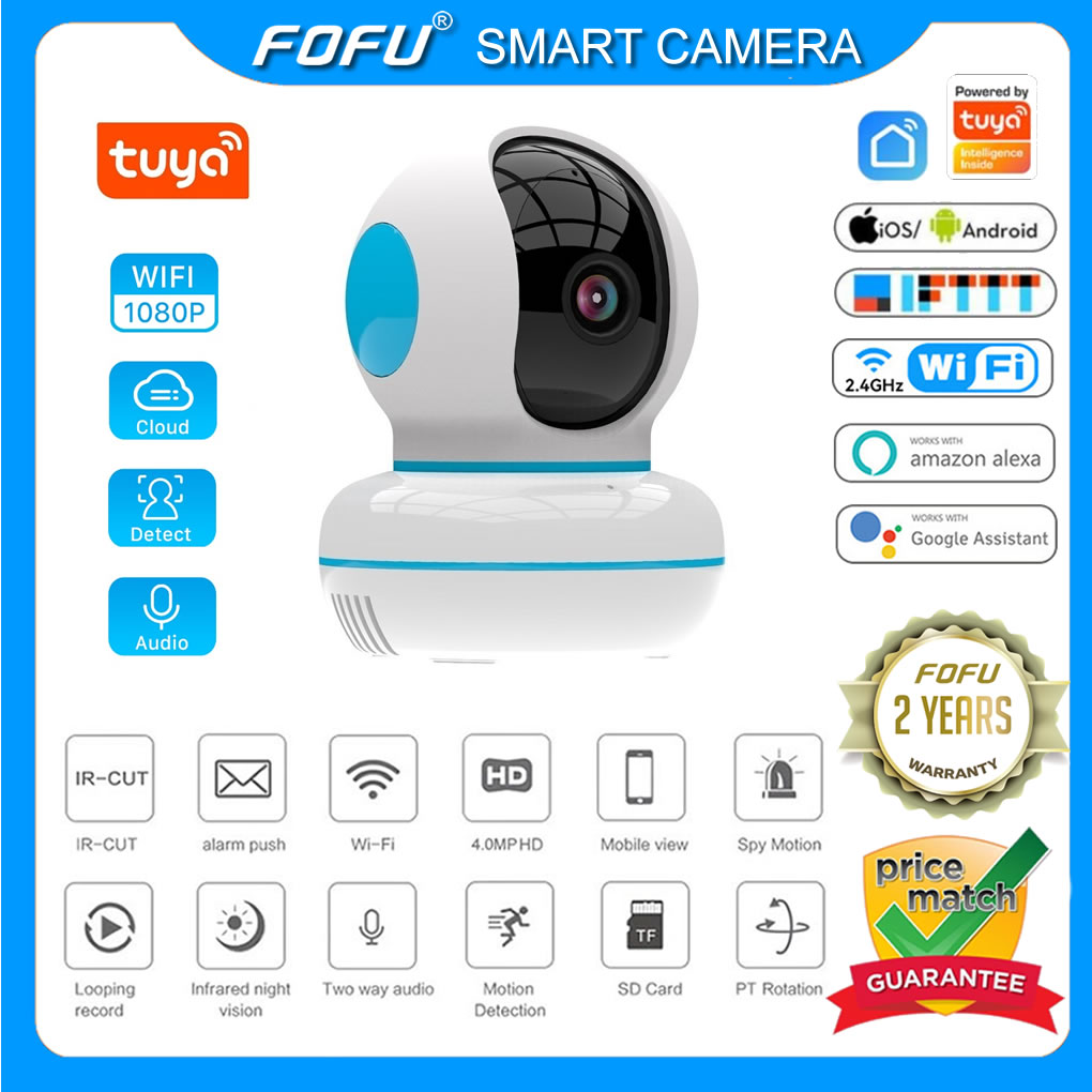 Tuya Smart Camera WiFi 360 độ hỗ trợ Thẻ Nhớ 32G 64G 128G chất lượng ...