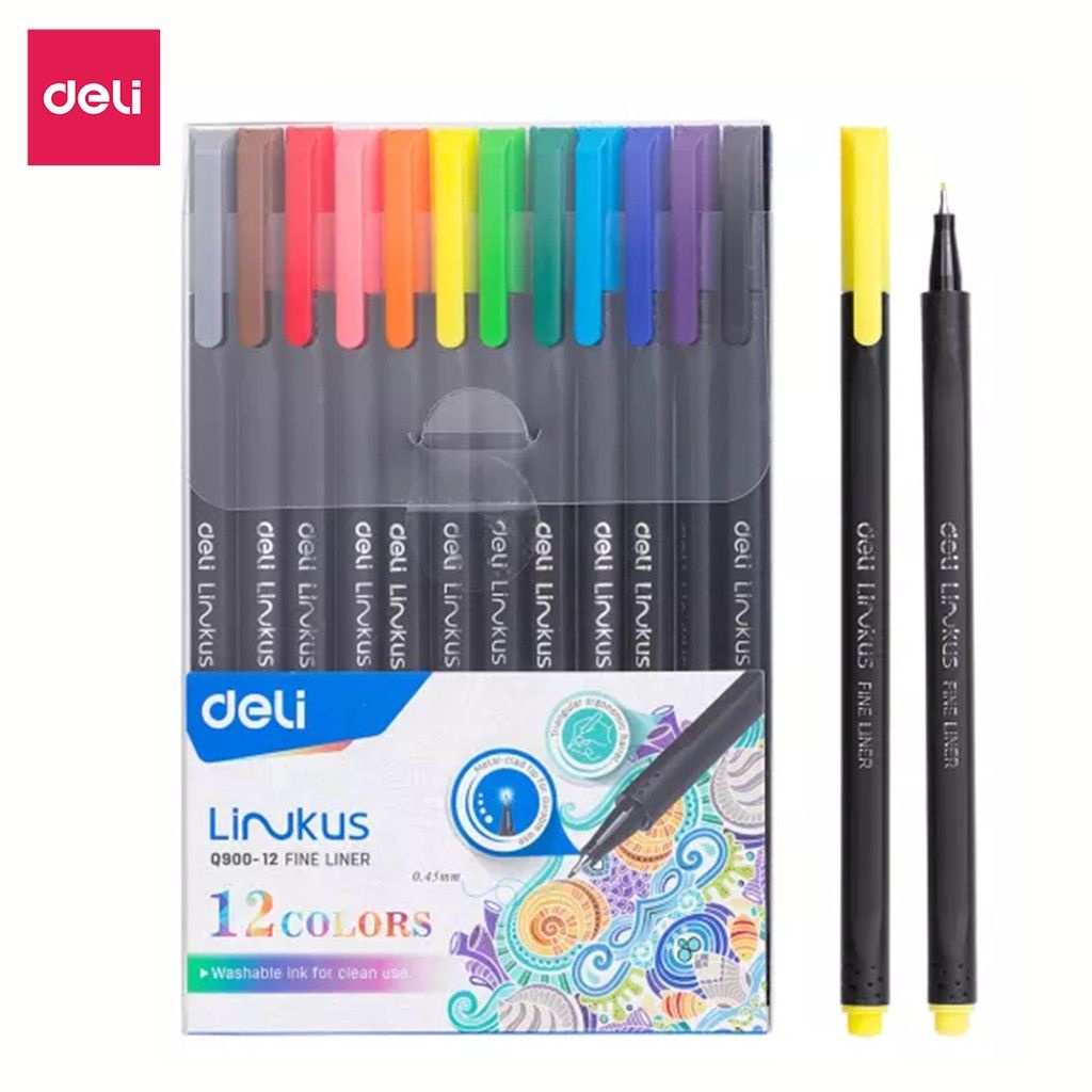 Bút liner đi nét màu - viết caligraphy thư pháp brush letter - Bút lông ...