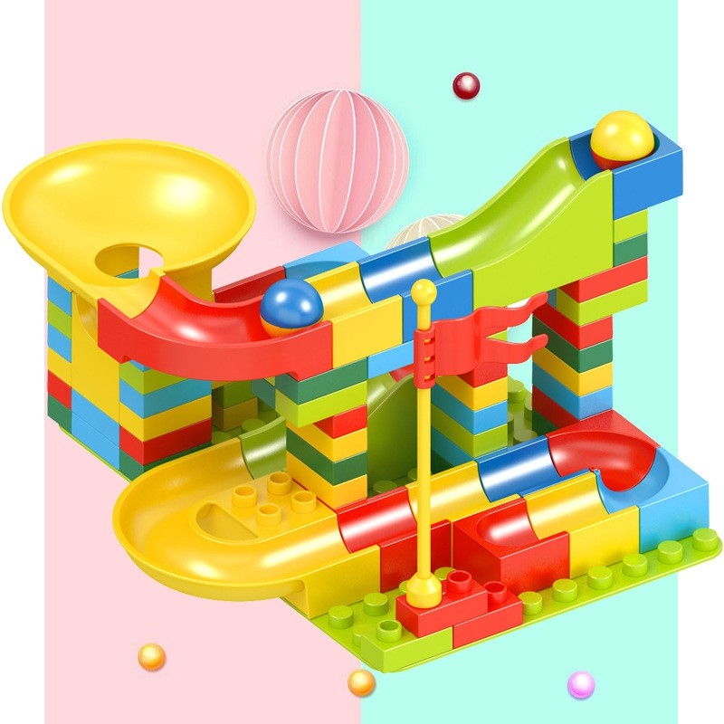 Đồ Chơi Lắp Ráp Cầu Trượt Thả Bi Tương Thích le go Duplo - 100 chi tiết ...