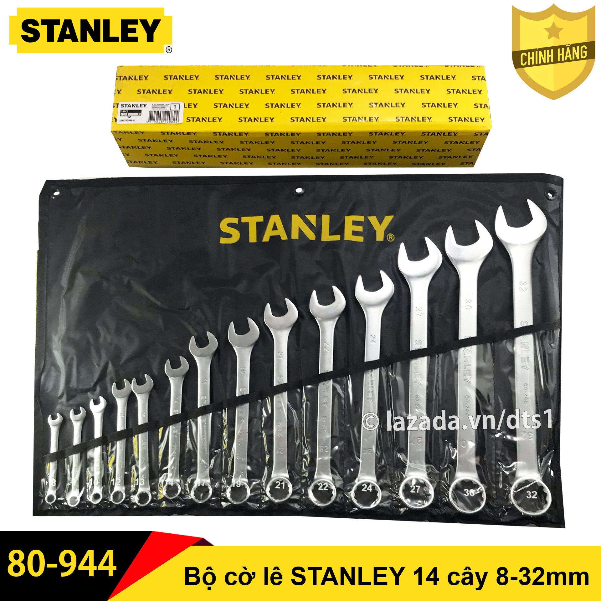Bộ cờ lê cao cấp STANLEY 14 chi tiết 8-32mm (Vòng miệng - Đầu tròng ...