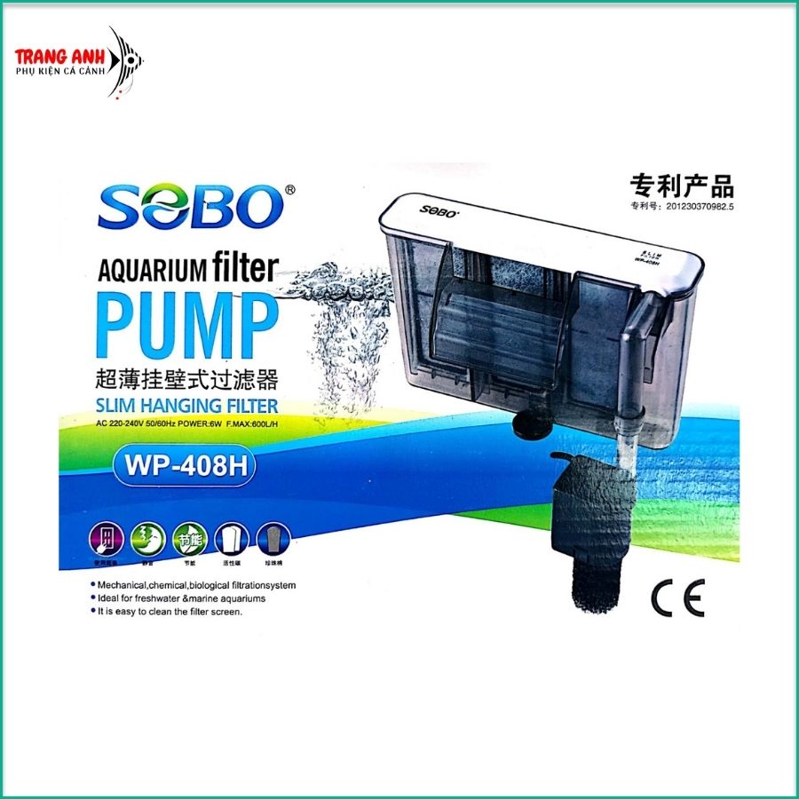 Máy lọc thác Sobo WP-308H, Sobo WP-408H, Sobo WP-508H cho hồ cá cảnh ...