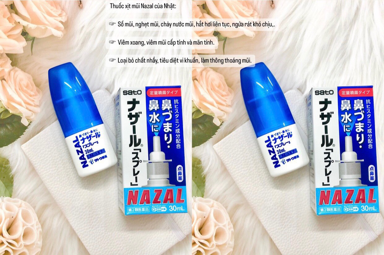 THUỐC xịt xoang Nazal Nhật Bản - Xoang chỉ là chuyện nhỏ !!!! | Lazada.vn