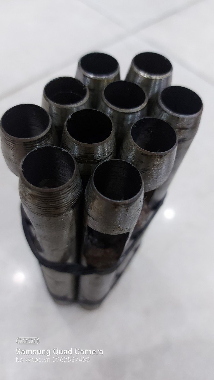 Cây đục lỗ 14mm dài 15cm bằng thép đen Cây đột lỗ Dụng cụ đục lỗ, Dụng cụ đục lỗ tròn 14ly ...