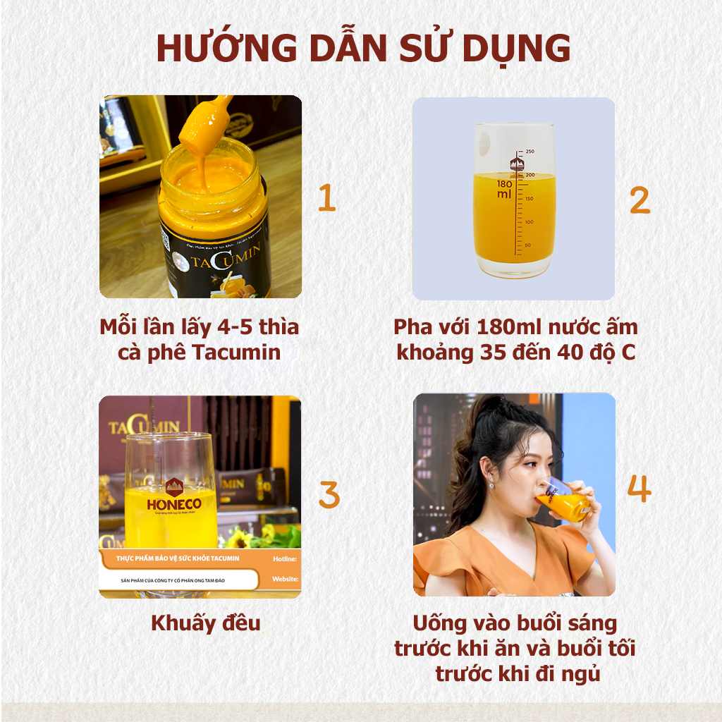 Mật Ong Nghệ Sữa Chúa Tacumin Honeco 500g - Kiểm soát chất lượng theo ...