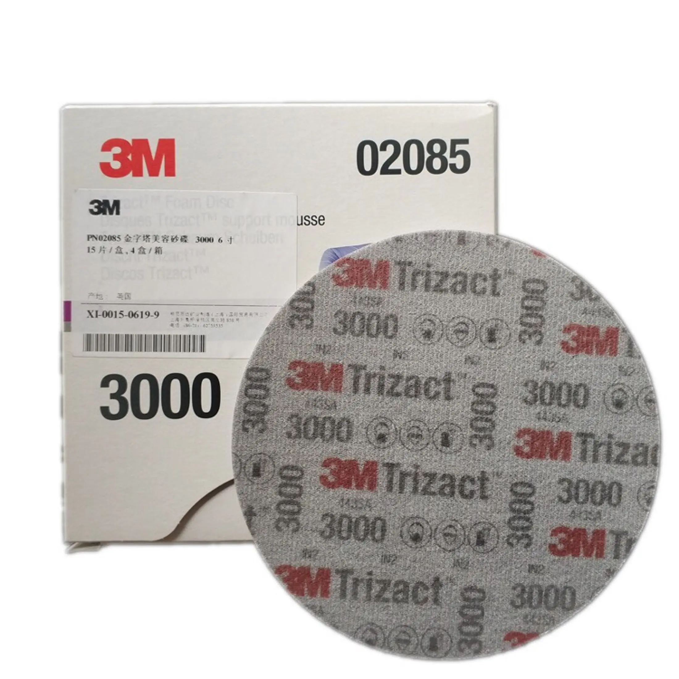 Nhám khô xử lý bề mặt sơn trước khi đánh bóng Trizact P3000 3M 02085 ...