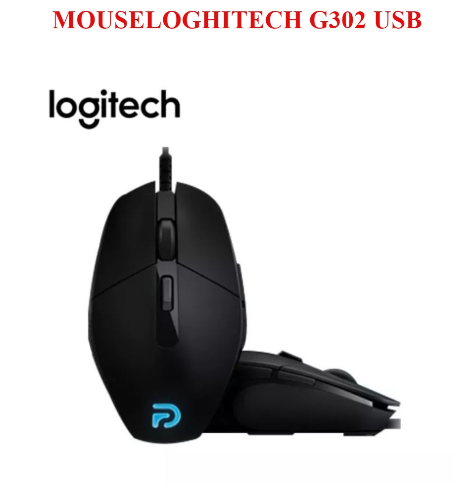 Mouse Logitech.Chuột Chơi Game Có Dây Logitech G302 Gaming USB LED ...