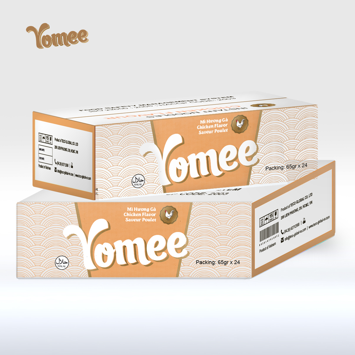 Mì Gà Yomee 65g Thùng 24 Gói - Hàng Xuất Khẩu - Date luôn mới - Mì ăn ...