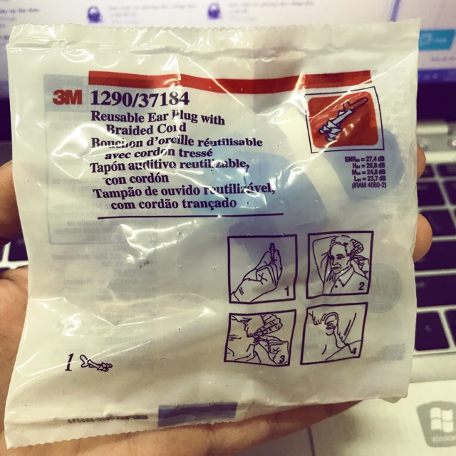 NÚT BỊT TAI CHỐNG ỒN 3M 1290 - pt3mvietnam.com